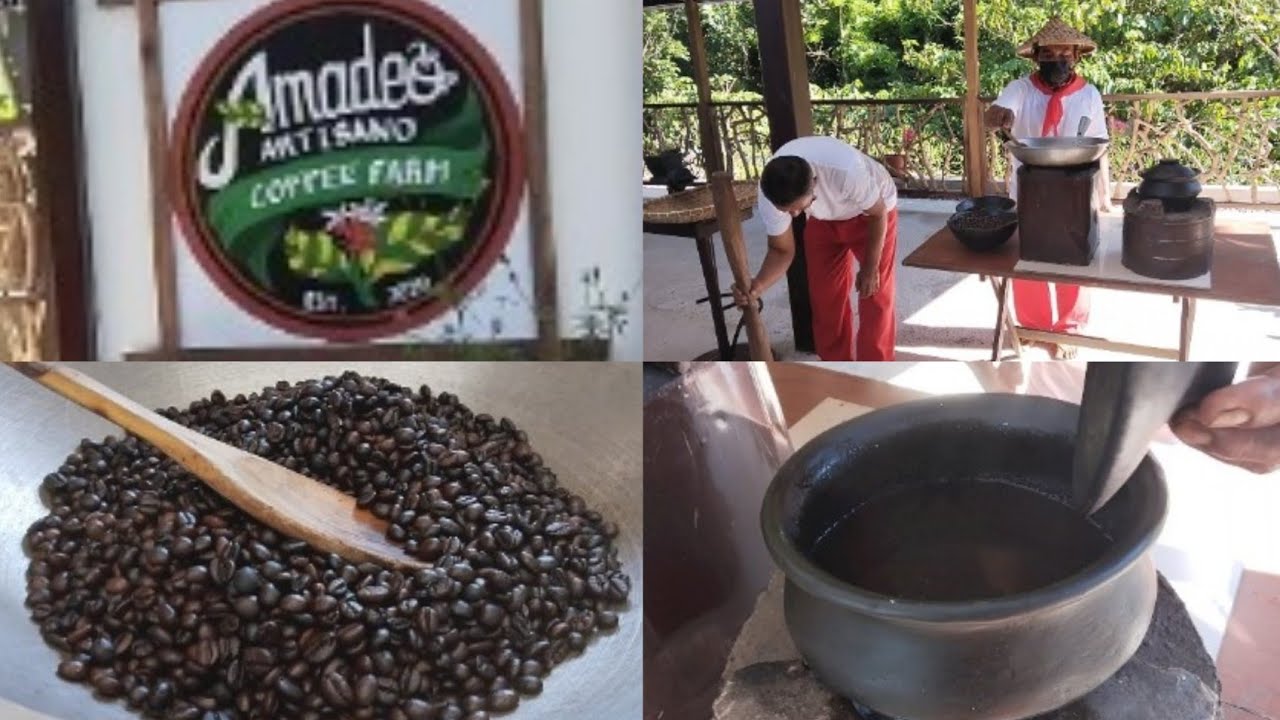 Coffee making at Amadeo's Artisano Coffee Farm in Tagaytay - YouTube