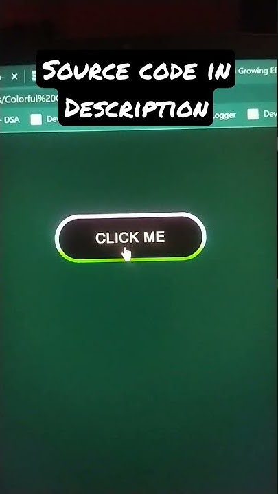 Colorful Glowing Effect Button In Html Css Youtube 