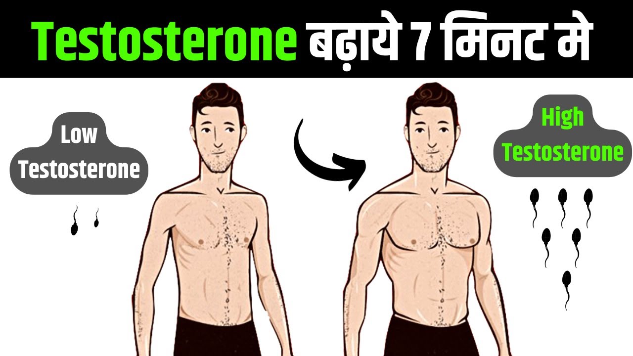 टेस्टोस्टेरोन लेवल कैसे बढ़ाए || Boost Testosterone Naturally With ...
