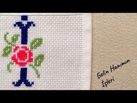 ETAMİN HAVLUYA GÜLLÜ \