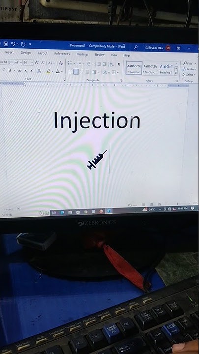 create injection💉 symbol in msword!#shorts #shortsfeed #shortsvideo #youtubeshorts #trending ...