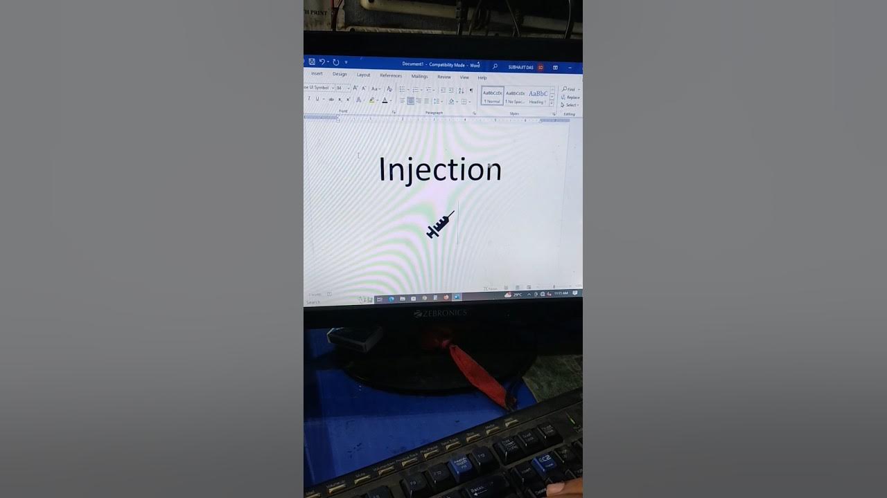 create injection💉 symbol in msword!#shorts #shortsfeed #shortsvideo #youtubeshorts #trending ...