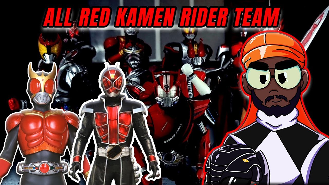 ALL RED KAMEN RIDER TEAM | 仮面ライダー | All Kamen Rider | Kamen Rider ...