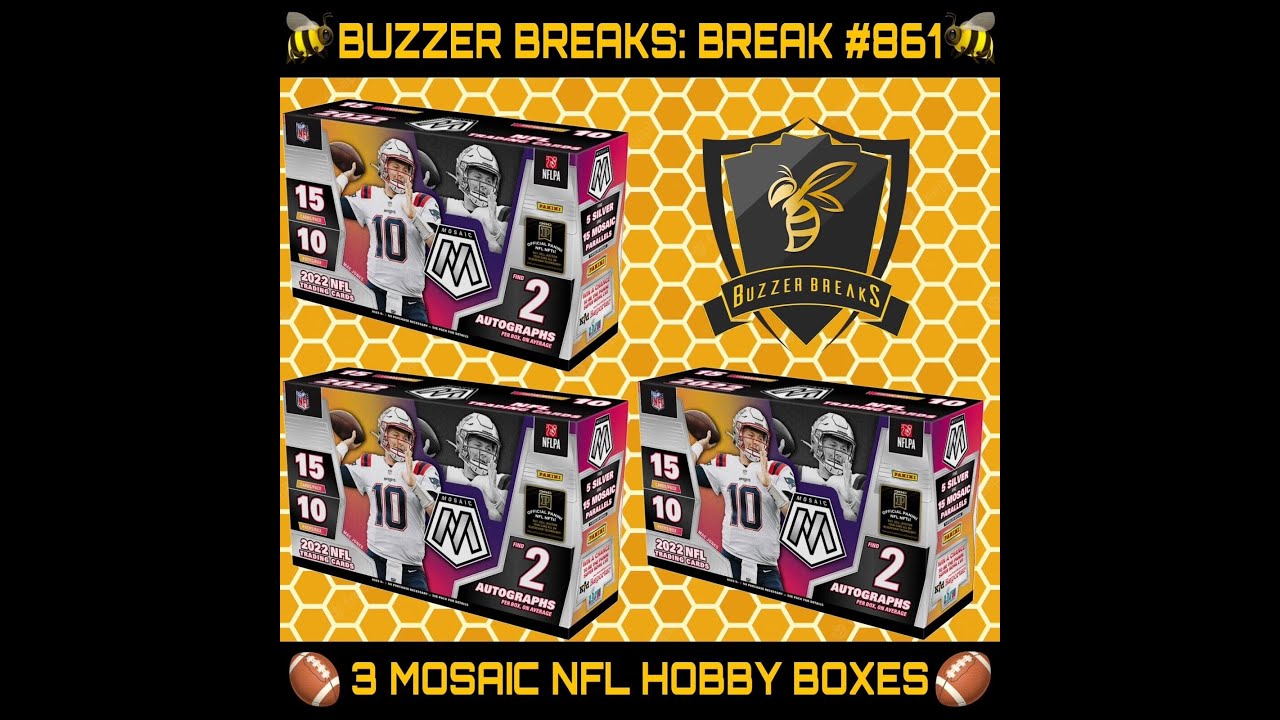 Buzzer Breaks Sports Cards - eBay Mosaic NFL 2022 3 Hobby Box Break ...