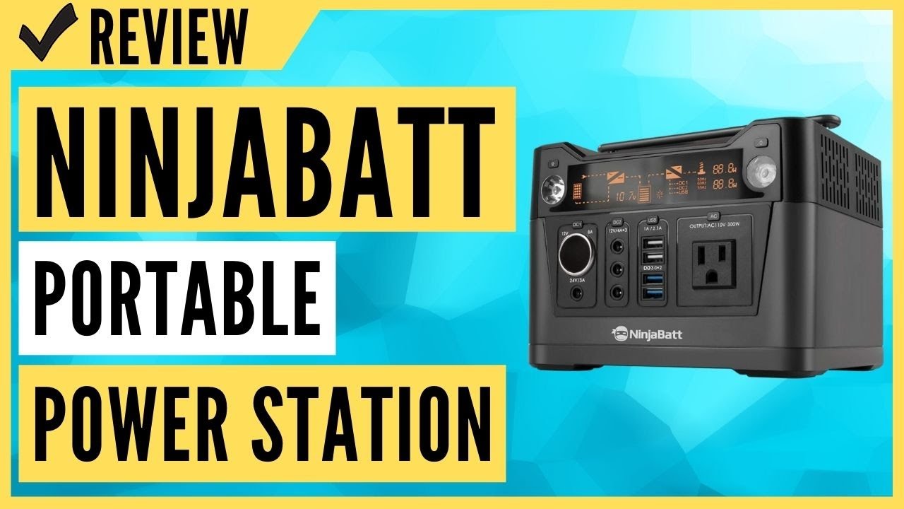 NinjaBatt Portable Power Station with 280Wh Lithium Battery Review ...