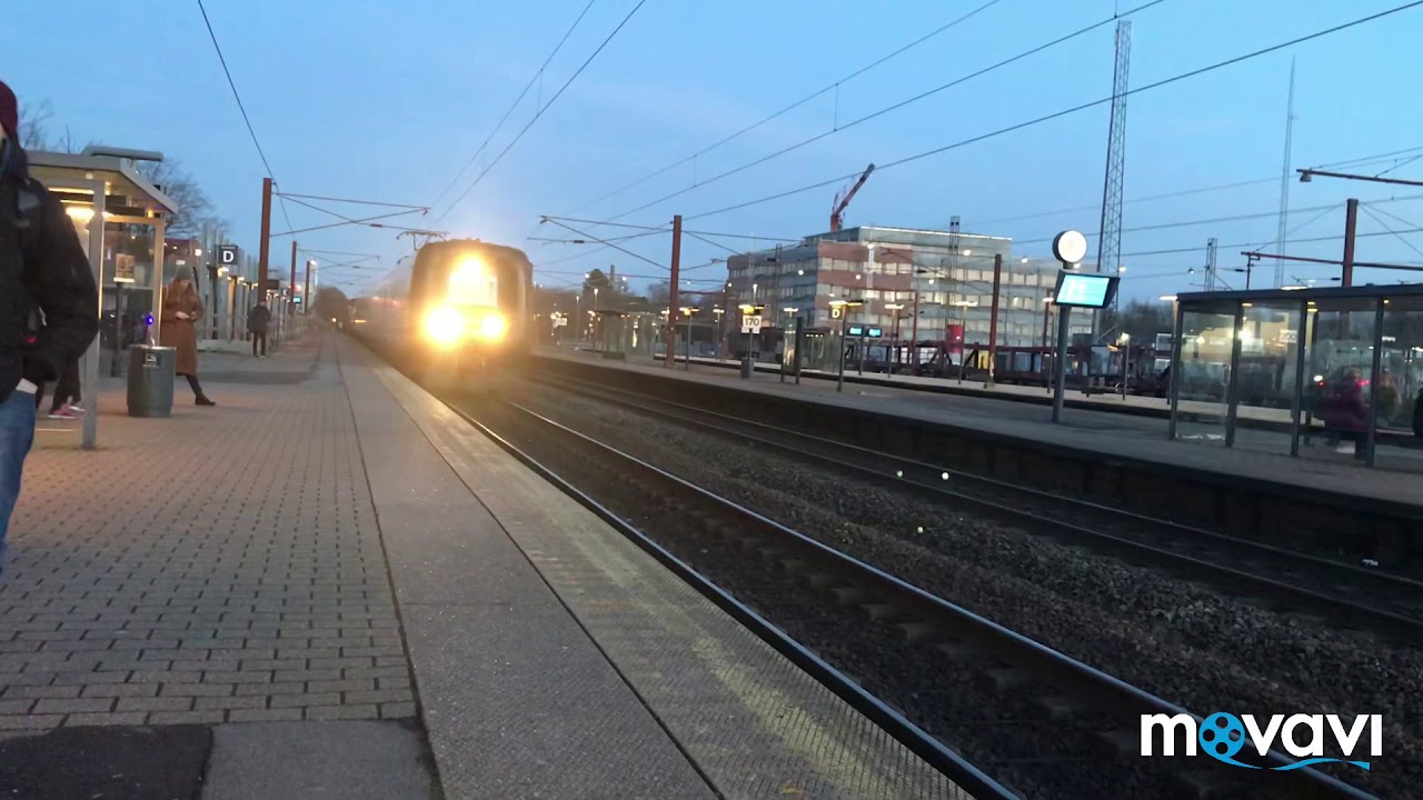 Intercity tog Ringsted station - YouTube