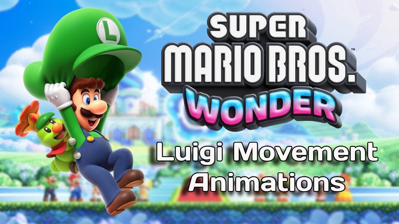 Super Mario Bros. Wonder [All Luigi Movement Animations] - YouTube