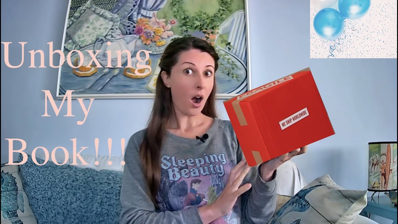 Huge Book Unboxing | Seeing My Published Book For The First Time! - YouTube