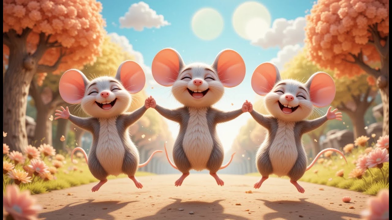 The Brave Little Mice 🐭 | Nursery Rhyme for Toddlers & Preschoolers ...