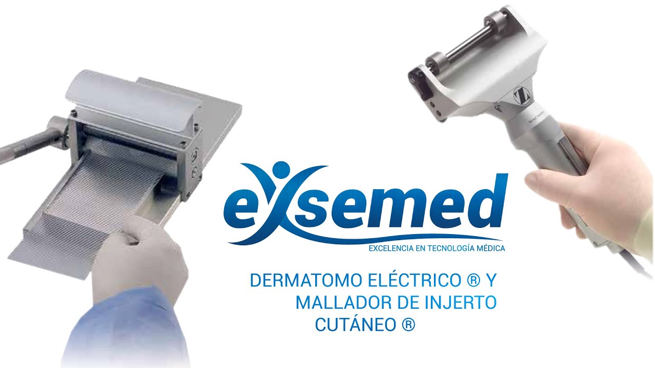 DERMATOMO ELÉCTRICO ® Y MALLADOR DE INJERTO CUTÁNEO ® DE ZIMMER BIOEMET ...