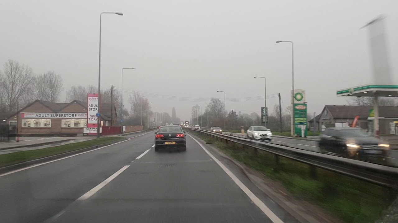 A12 Witham CM8 to Butt Road Colchester CO2 221118 - YouTube