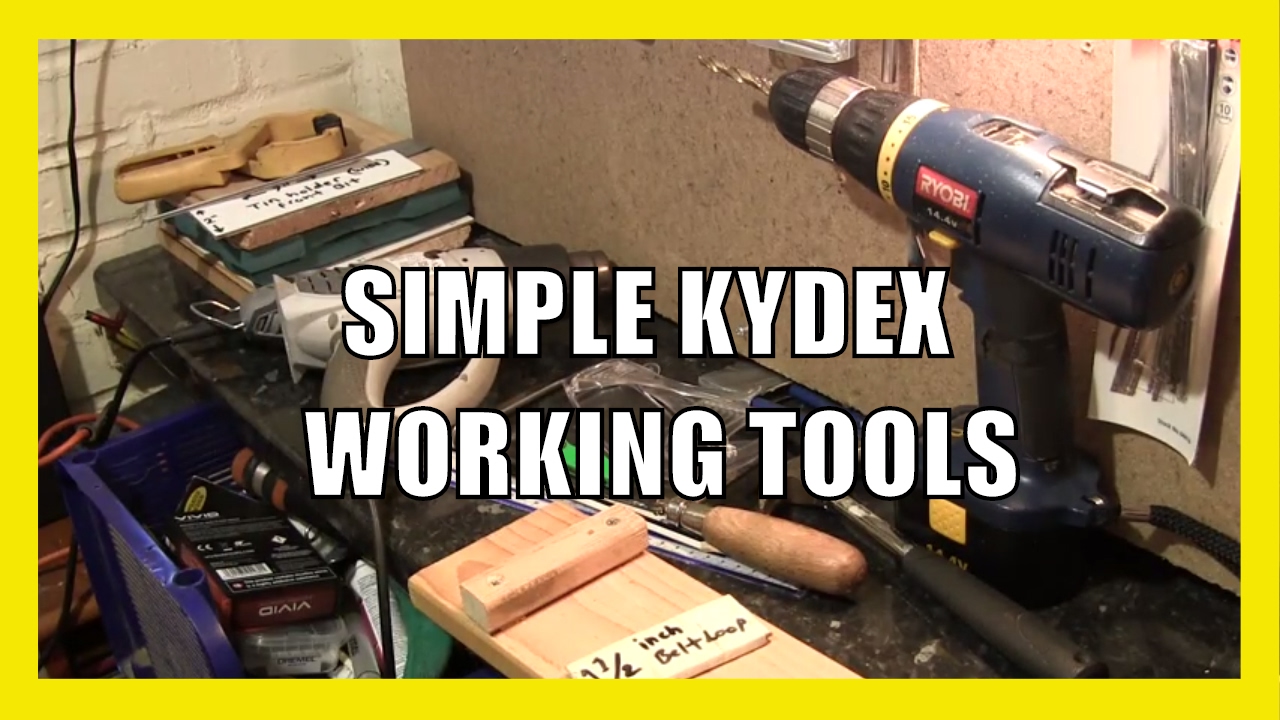 Simple Kydex Forming Tools - YouTube
