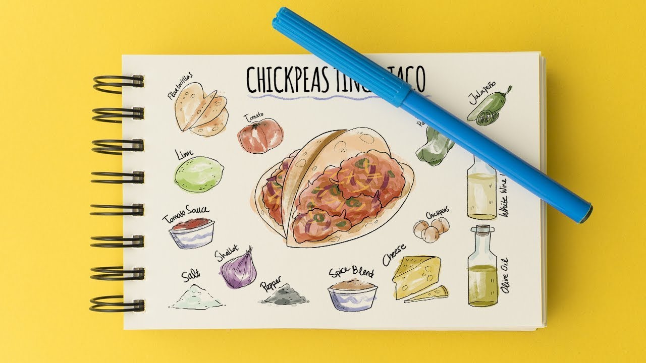 Illustration: Sketch a Watercolor Recipe (intermediate) | Freepik ...