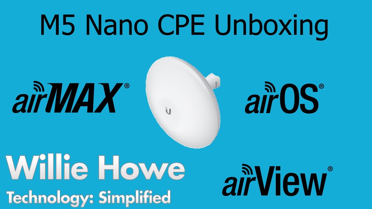 Ubiquiti Networks - M5 Nano - Unboxing and Initial Login - YouTube