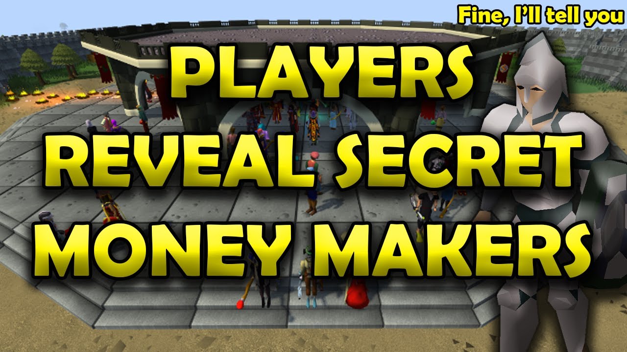 Players Reveal Their Best Secret OSRS Money Makers - YouTube