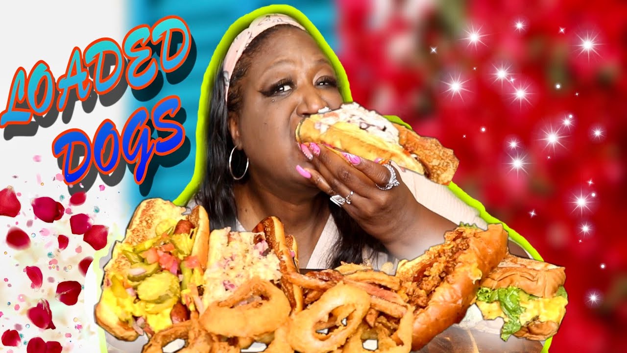 LOADED CHILI CHEESE + CHICAGO + CHAR DOGS MUKBANG | JUICY DOUBLE ...