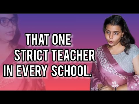 That One Strict Teacher In Every School🎒📚|| @Sluggish_Soumya #comedy # ...