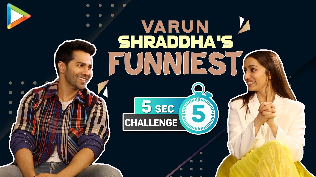 CRAZY: Varun & Shraddha’s 5 Second Challenge | Top 3 Actors | Love in 3 ...
