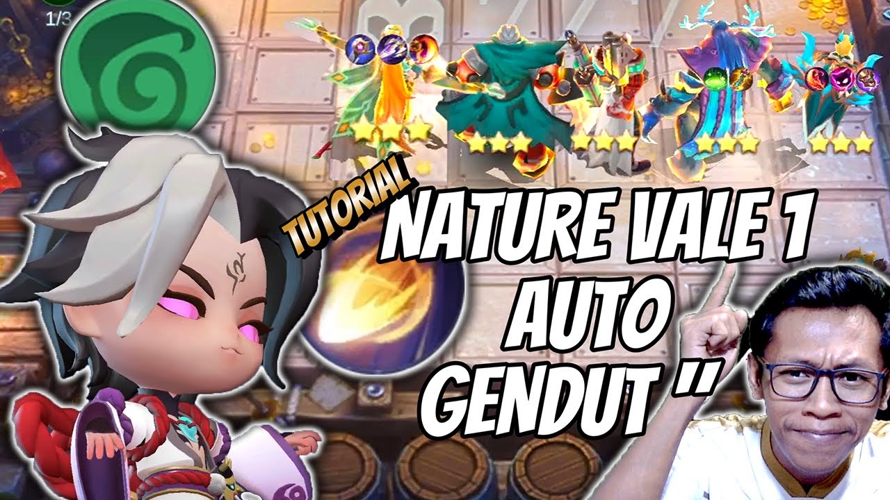 COMBO NATURE VALE 1 AUTO B3 SEMUA !! TUTORIAL VALE 1 !! MAGIC CHESS ...