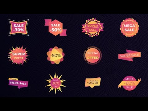 Sale Titles Collection After Effects Templates - YouTube