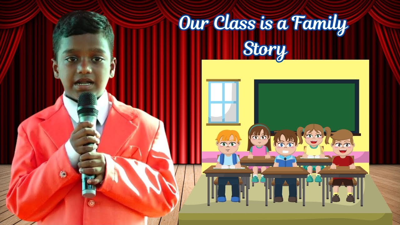 Our Class is a Family | Read Aloud Kids Book Story | 3rd Std Student # ...