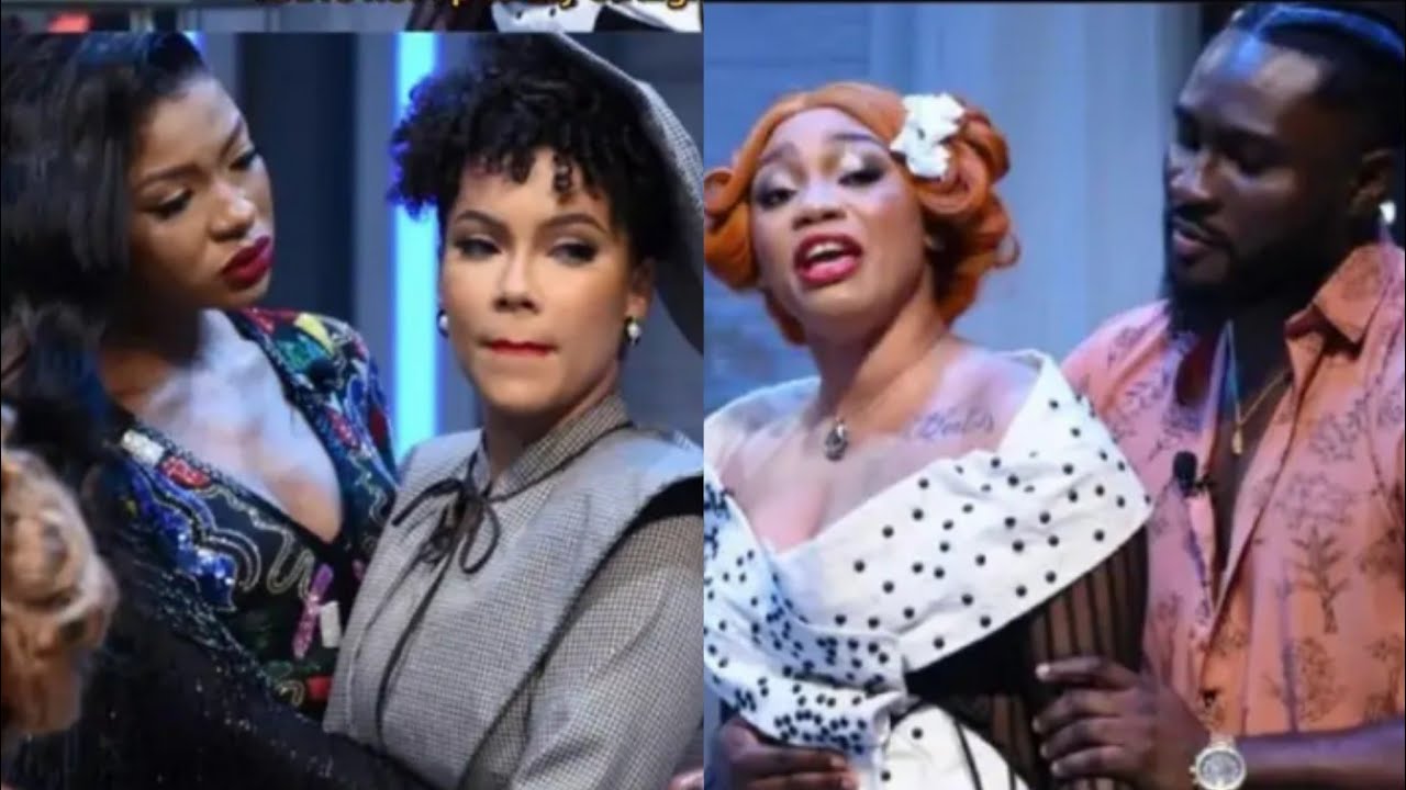 maria and Beatrice fight dirty BBnaija reunion season 6 shine your eye ...