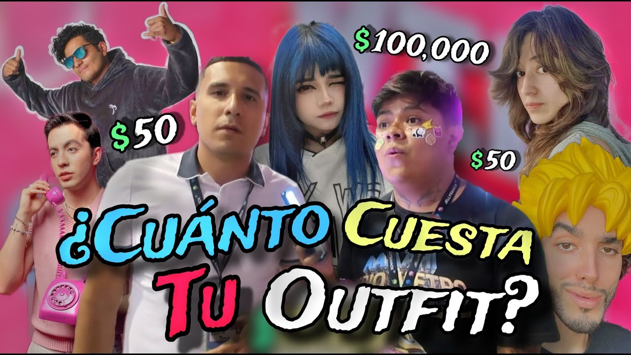 CUÁNTO CUESTA TU OUTFIT? 🤯 Los mejores outfit de la VidCon Mexico 2023 ...