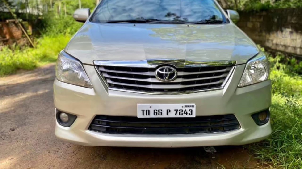 TOYOTA INNOVA 2.5 V TOP END 2012 MODEL DIESEL - YouTube