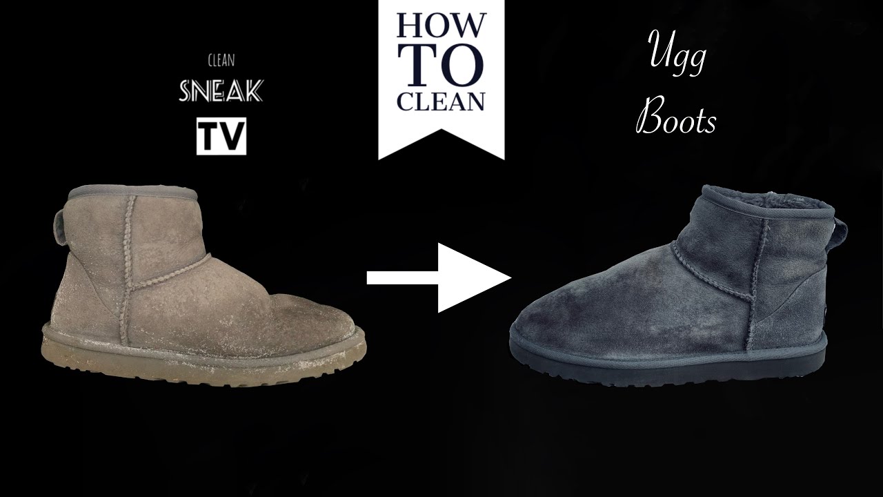 How To clean super dirty 170$ Ugg Boots (Ugg’s) | Tutorial - YouTube