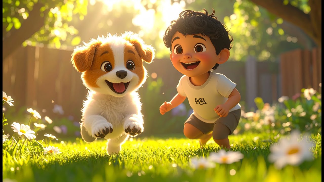 Bobi, Cățelușul Vesel 🐶 Cântecel despre Prietenie pentru Copii ...