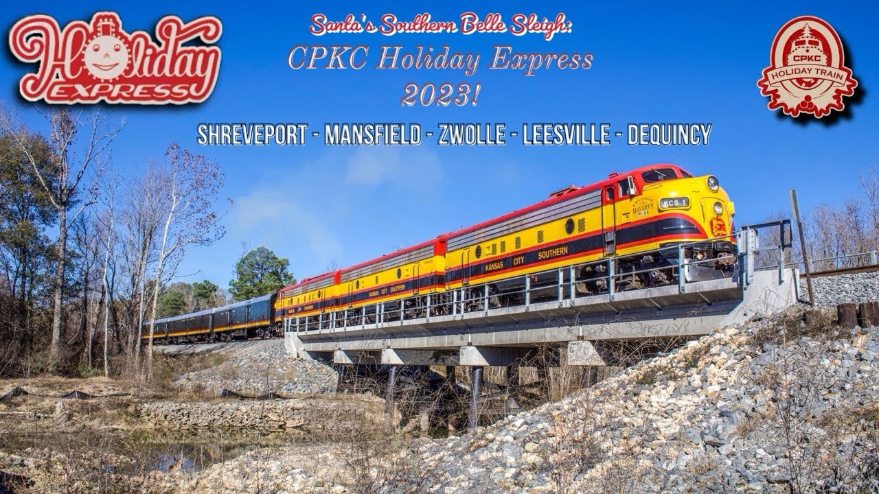 Santa’s Southern Belle Sleigh: CPKC Holiday Express 2023! - YouTube