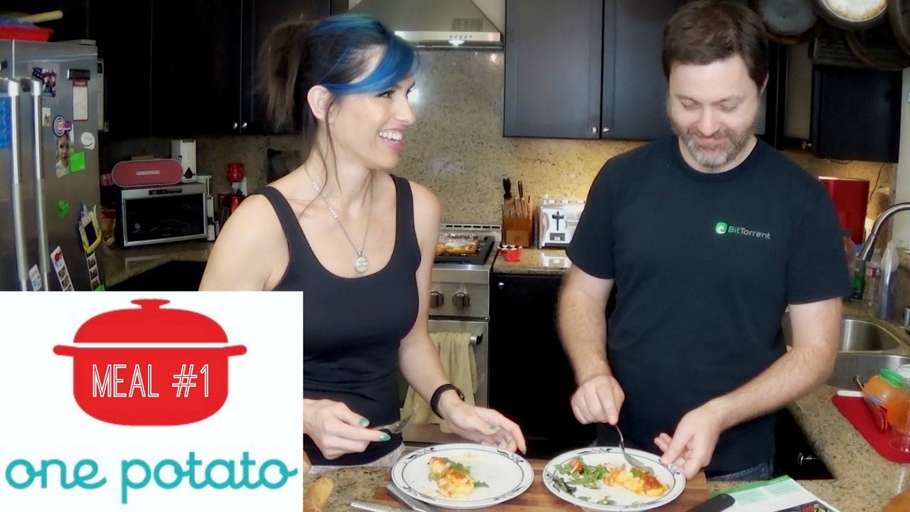 One Potato Meal Kit Review Meal #1 Polenta Lasagna - YouTube