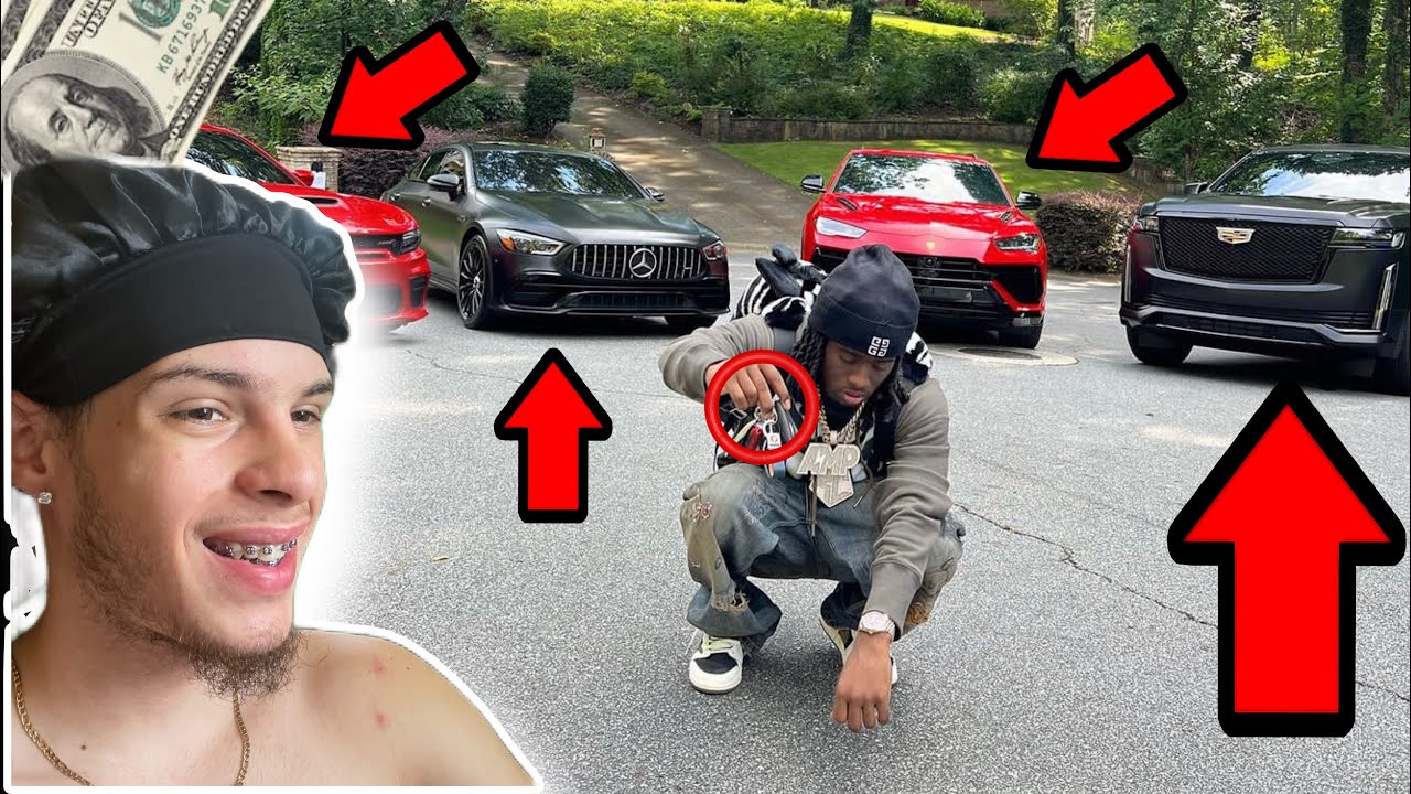 KAI BROUGHT 4 CARS??😱 Reacting to "Kai Cenat Car Collection Tour ...