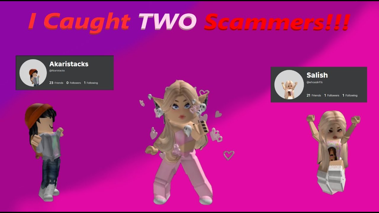 I Caught TWO Scammers!! || Adopt Me! - YouTube