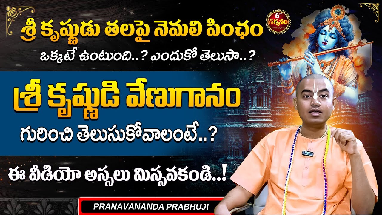 Pranavananda Das : శ్రీ కృష్ణుడి వేణుగానం గురించి ఎంత గొప్పగా చెప్పారో ...