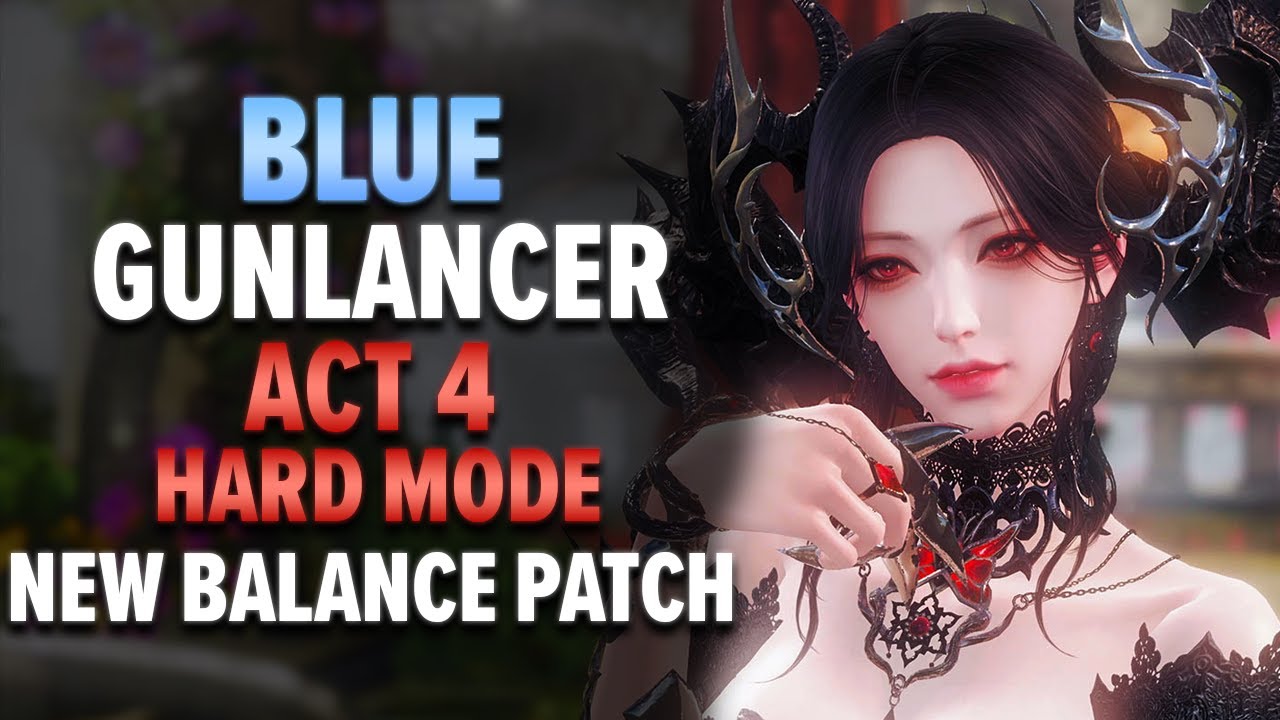 Lost Ark: 1755 NEW Blue Gunlancer Act 4 Hard Mode - YouTube