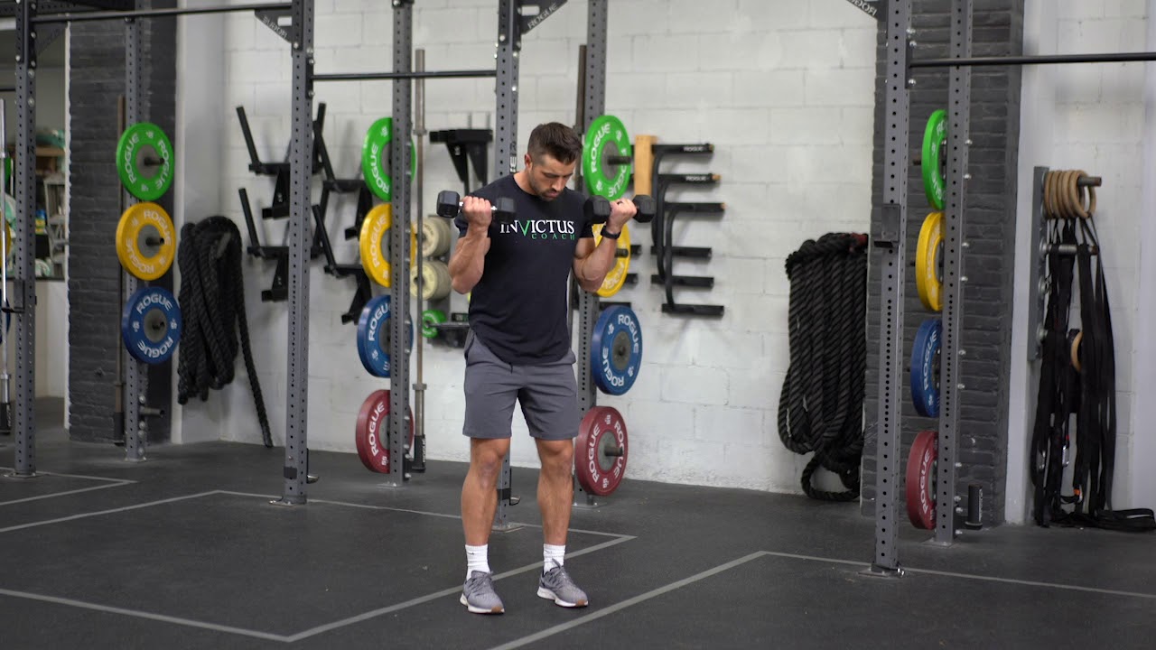 Dumbbell Rotational Curls - YouTube