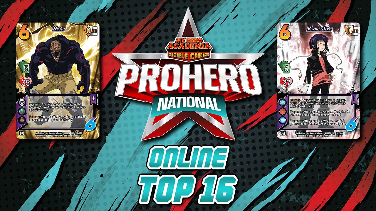 Online Pro Hero National Top 16 | Nomu vs. Jiro | MHA CCG - YouTube