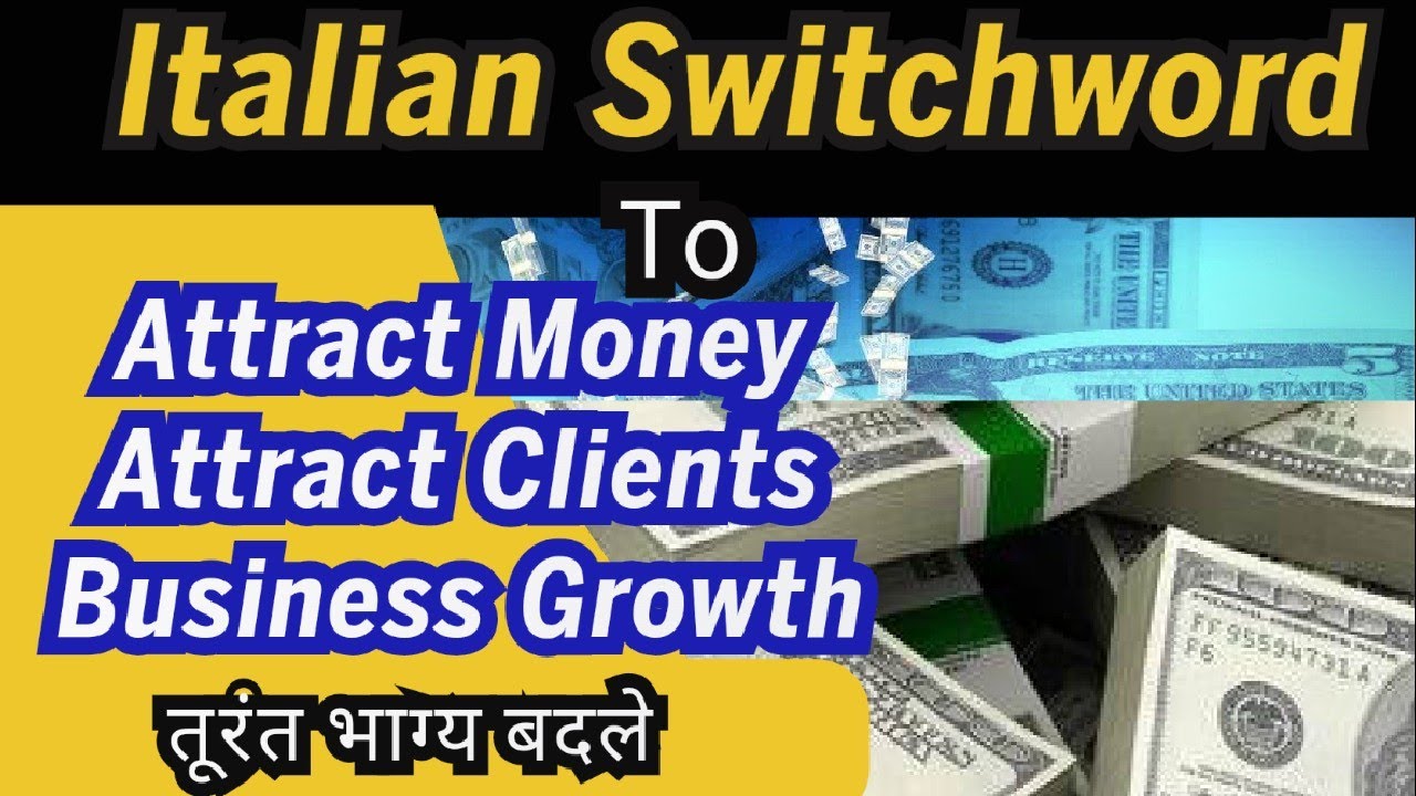 Proso Pyare/Piyare-Italian Switch Word 💰Attract Clients,Business Growth ...