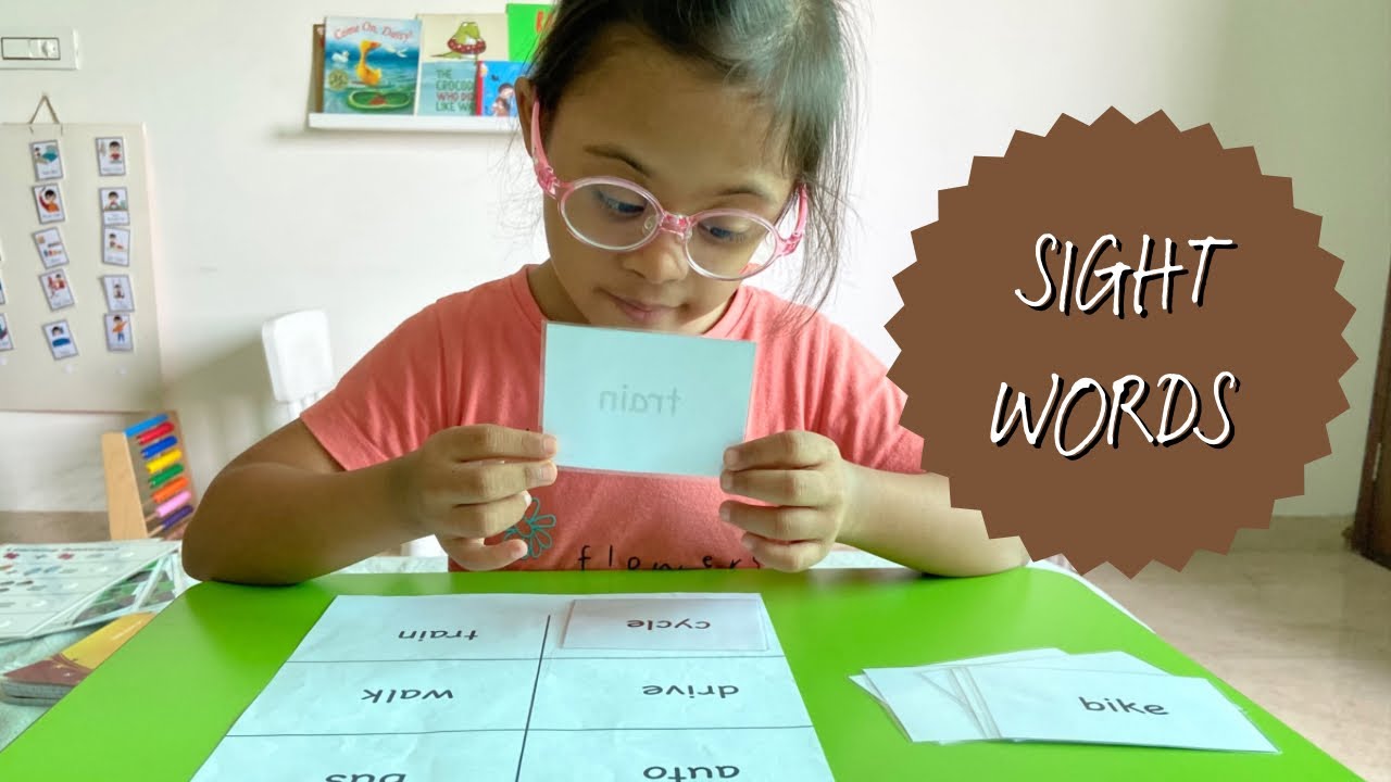Sight Words | How we learn them| Homeschool | Down Syndrome India ...