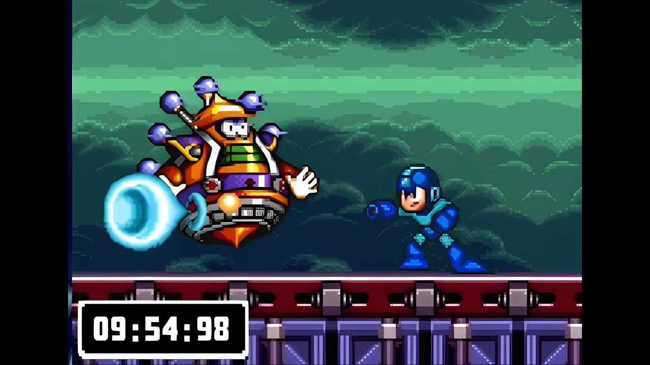 Mega Man 7 - Boss Rush ★ Buster Only - Gold - Mega Man Legacy ...