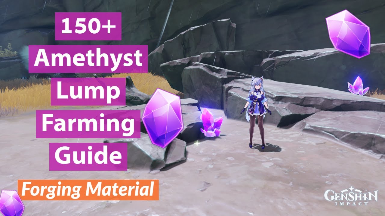 Amethyst Lump - Weapon Crafting Material Farming Guide - All Amethyst ...