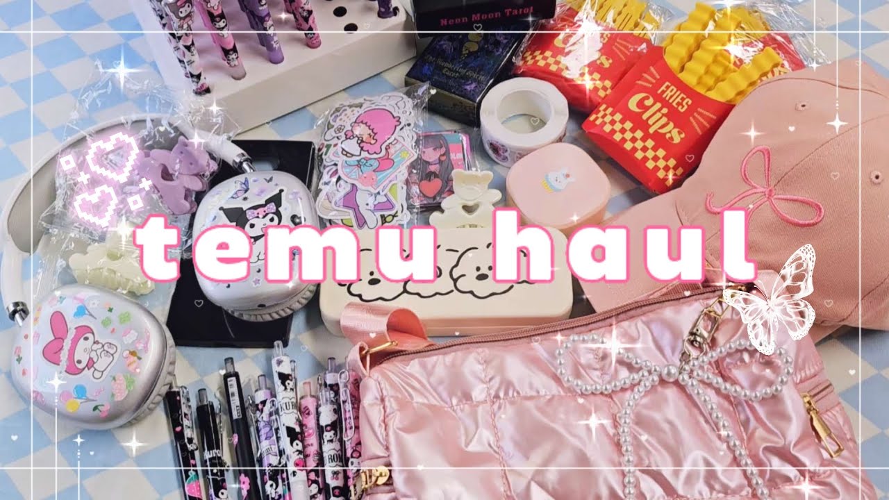temu & ali express haul | aesthetic & cute finds 🎀 - YouTube