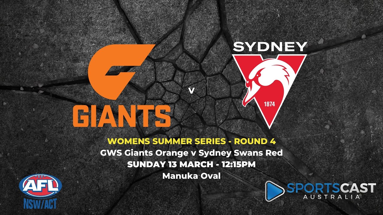 GWS Giants Orange v Sydney Swans Red - YouTube