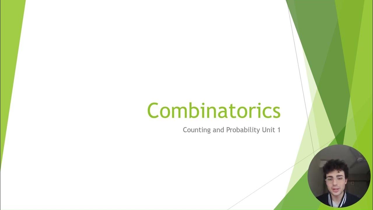 Topic 1: Counting & Probability // Video 1: Combinatorics - YouTube