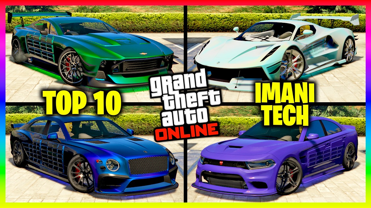 LOS MEJORES VEHICULOS CON TECNOLOGIA DE IMANI DE GTA 5! IMANI TECH GTA ...