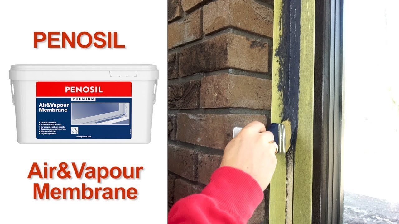 Langų sandarinimas su Penosil Air&Vapour Membrane - YouTube