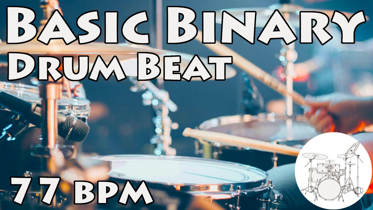 Play along drums - Binary 77 bpm // Batería Para Tocar - Binario 77 bpm ...