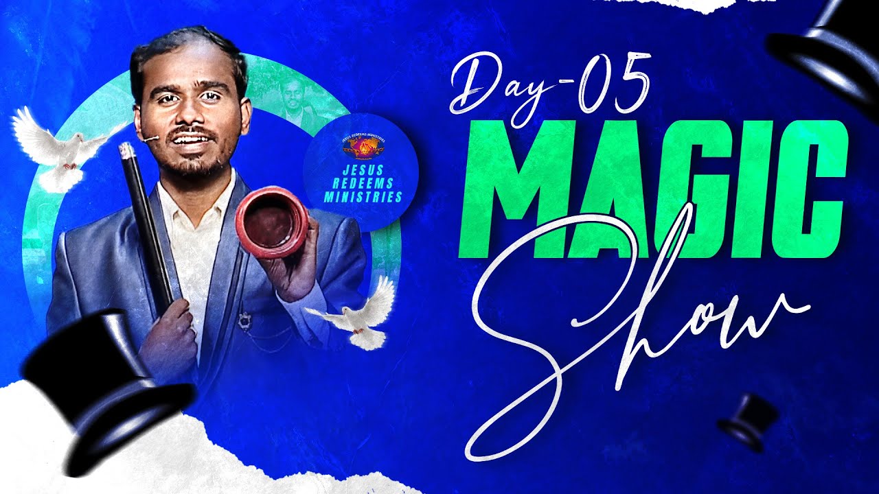 MAGIC SHOW || DAY 5 || VBS 2024 || JESUS REDEEMS - YouTube