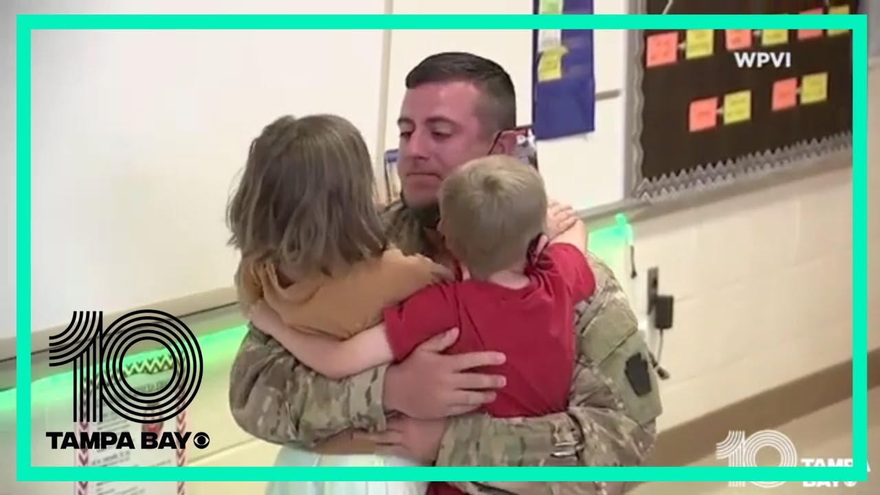Compilation: Soldiers returning home and surprising loved ones - YouTube